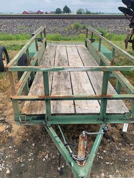 2000 Zieman Tandem trailer 4'6" wide x 13' long w/title, vin ...