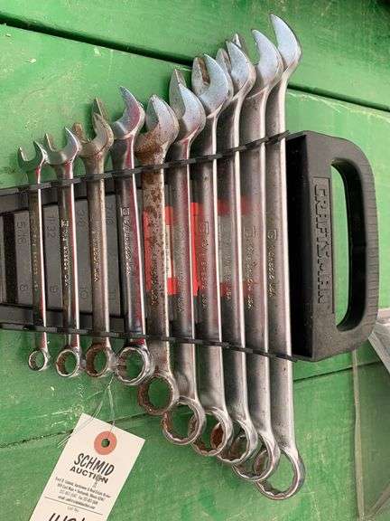 Caterpillar 10 piece SAE USA wrench set - Schmid Auction