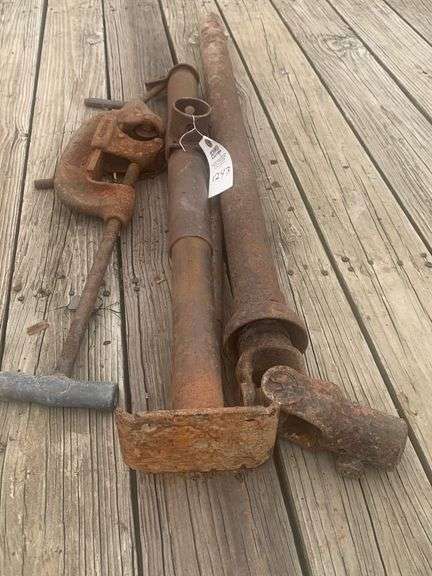 PTO shaft, jack, Ridgid pipe cutter, miscellaneous - Schmid Auction