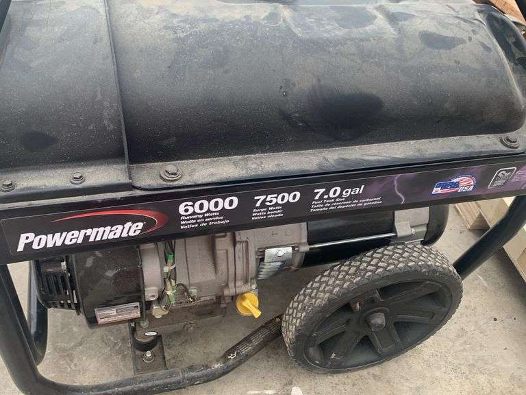 Powermate 414cc OHV Generator, like new, but needs little TLC, 6000 w ...