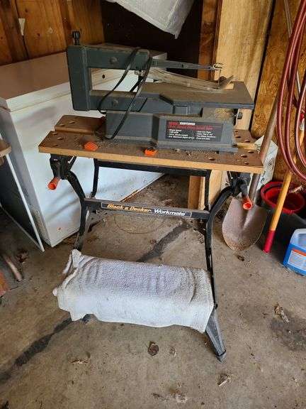 Craftsman scroll saw includes Work Mate bench - Schmid Auction