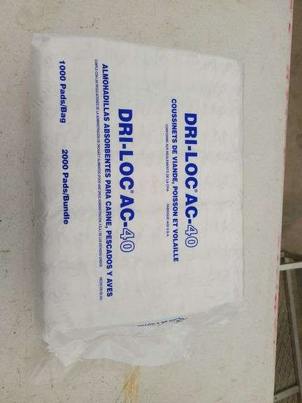 DRI-LOC AC- 40 Pads, New bag - Schmid Auction