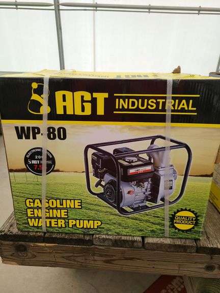 AGROTK Water Pump WP80 Power 3.8PS, Speed 3600r.p.m, connection diameter 80mm 3 inches, total ...