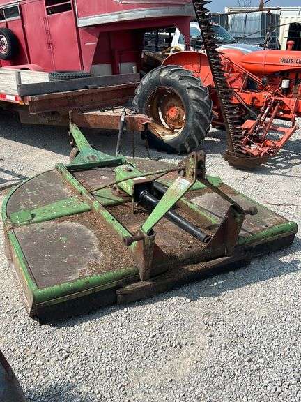 7' John Deere 709 bush hog, 1000 pto - Schmid Auction