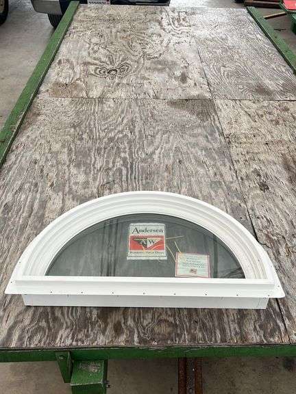 Andersen half circle window 34" - Schmid Auction