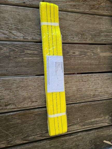 Yellow Lifting Strap, 3000kg, 2m - Schmid Auction