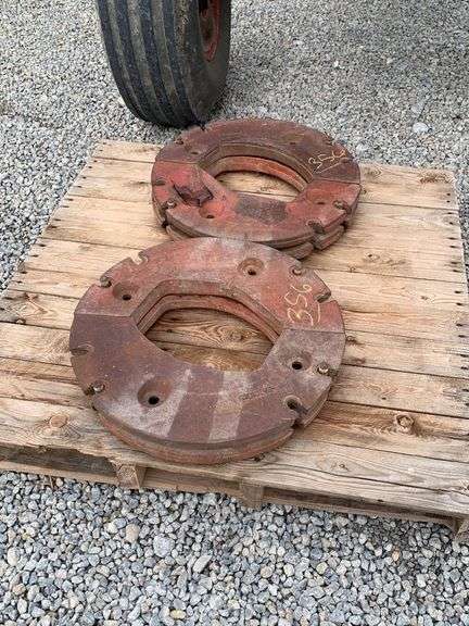 2 sets of 1/2 IH rear wheel weights - Schmid Auction