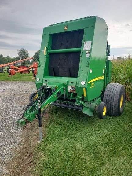 John Deere 469 Round baler, small 1000 pto, variable core bale kicker ...