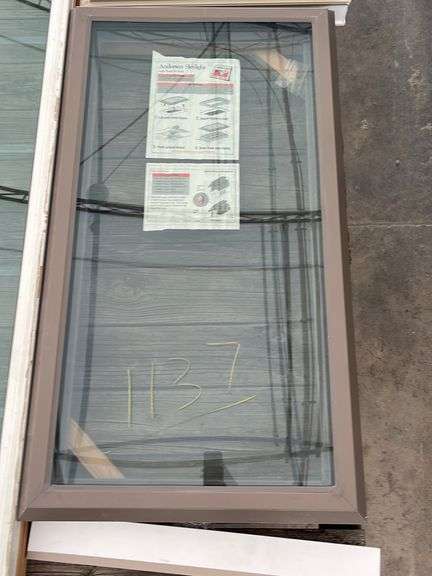 Anderson new skylight window 25" x 46" - Schmid Auction