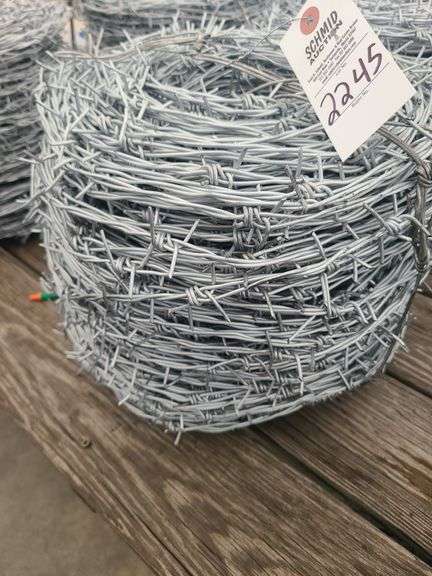 New Roll of Barb Wire - Schmid Auction