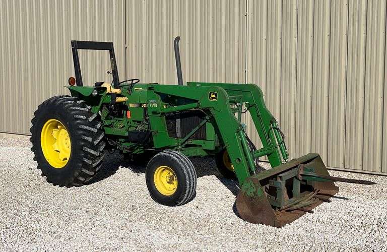 John Deere 2755 tractor w/ loader - Schneider Auctioneers LLC