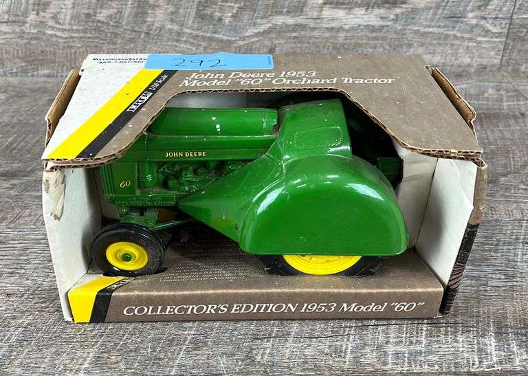 John Deere 1/16 1953 Model 60 Orchard Tractor - Schneider Auctioneers LLC