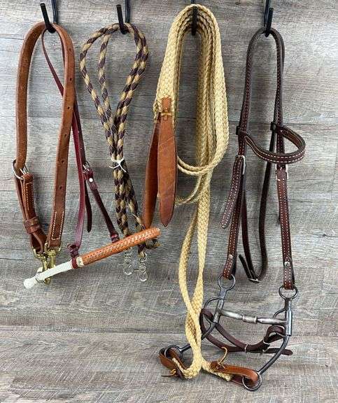 Bosal & bridle w/5” bit - Schneider Auctioneers LLC