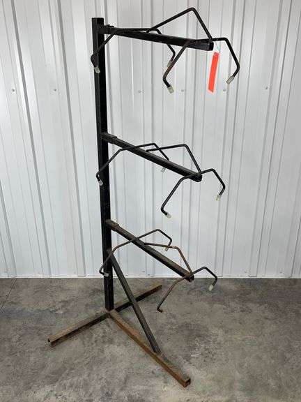 3 tier metal saddle rack - Schneider Auctioneers LLC
