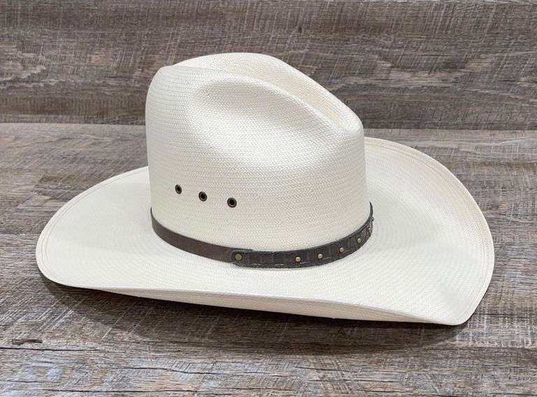 Stetson cowboy hat, size 7 - Schneider Auctioneers LLC
