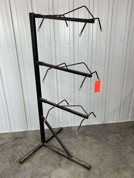 3 tier metal saddle rack - Schneider Auctioneers LLC