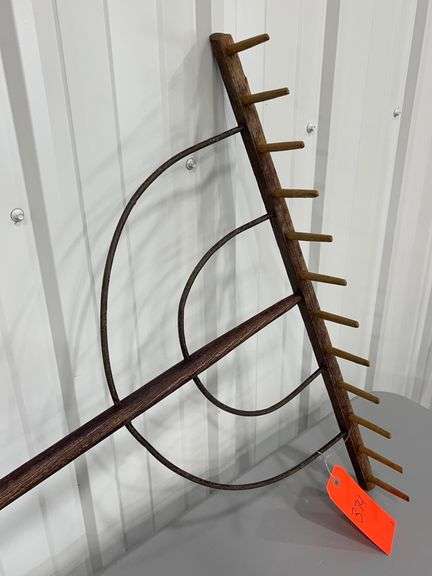 Antique wooden rake - Schneider Auctioneers LLC