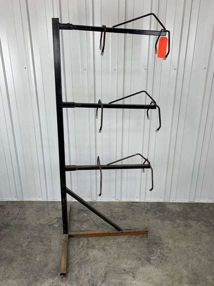3 tier metal saddle rack - Schneider Auctioneers LLC
