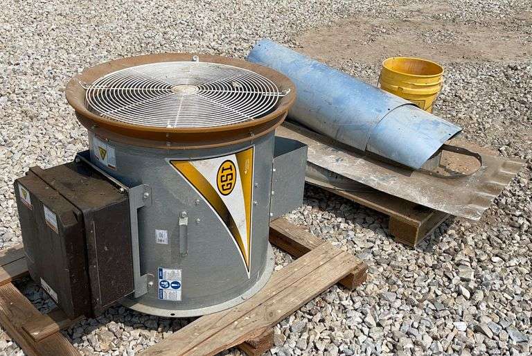 Unused GSI model AF-7-1 grain dryer fan - Schneider Auctioneers LLC