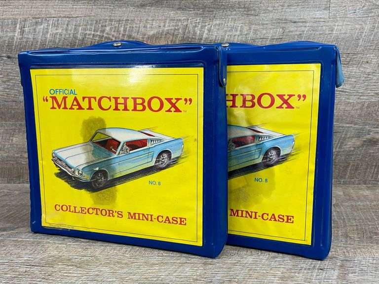 2 Official Matchbox Mini-Cases - Schneider Auctioneers LLC