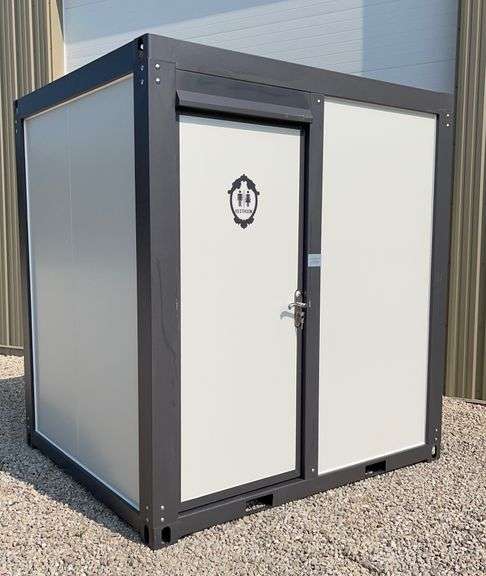 Unused Uppro portable restroom/shower unit - Schneider Auctioneers LLC