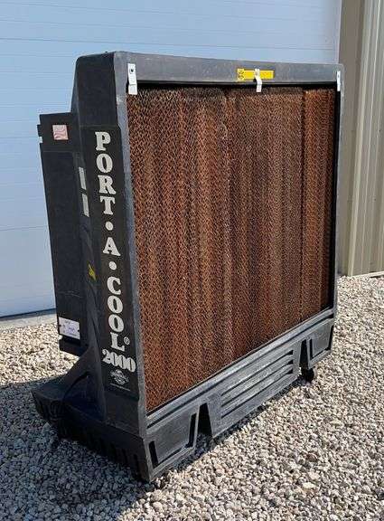 Porta-Cool 2000 evaporative cooler fan - Schneider Auctioneers LLC