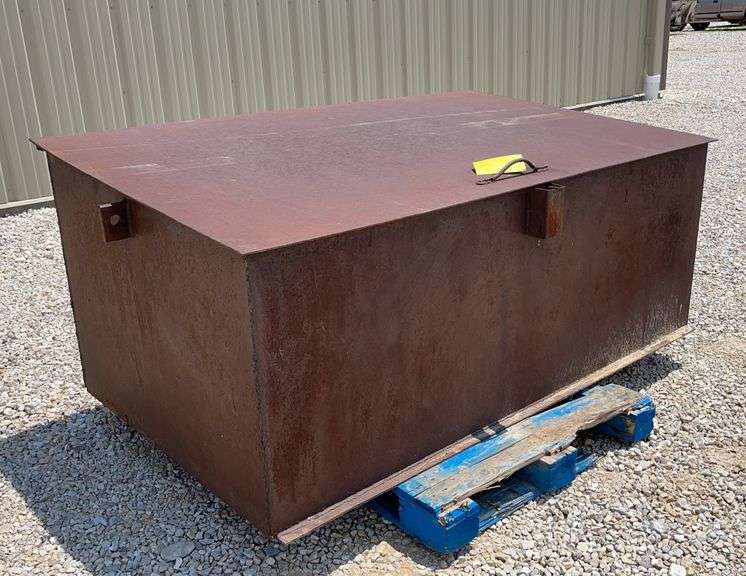 HD steel explosives storage box - Schneider Auctioneers LLC