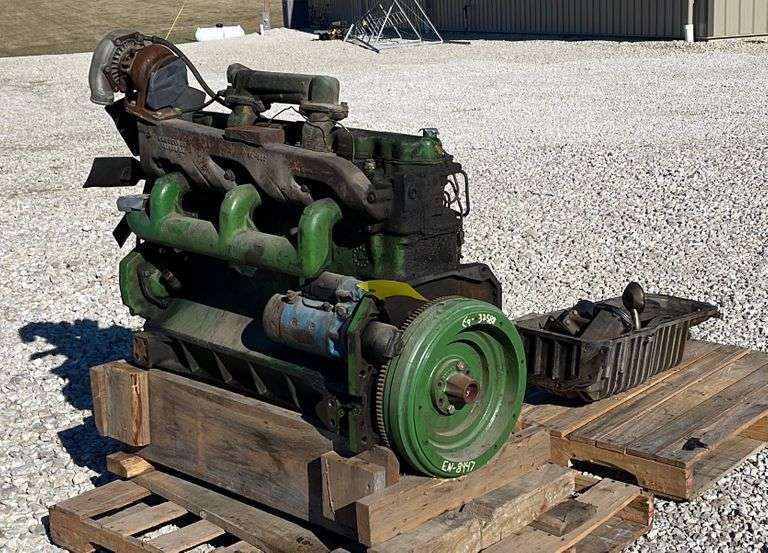 JD 404 diesel engine, non-runner - Schneider Auctioneers LLC