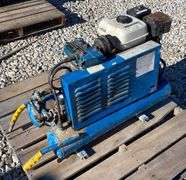 Emglo gas powered portable air compressor - Schneider Auctioneers LLC