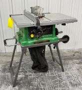 Hitachi C10FR 10" portable table saw - Schneider Auctioneers LLC