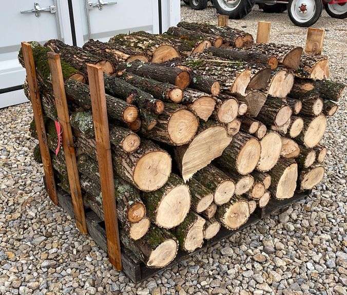 Pallet of 21" ash firewood - Schneider Auctioneers LLC