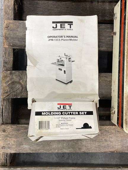 Jet JPM-13CS 13" planer molder - Schneider Auctioneers LLC