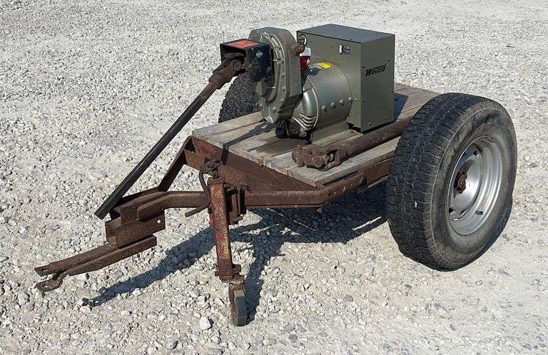 Winco PTO generator on cart - Schneider Auctioneers LLC