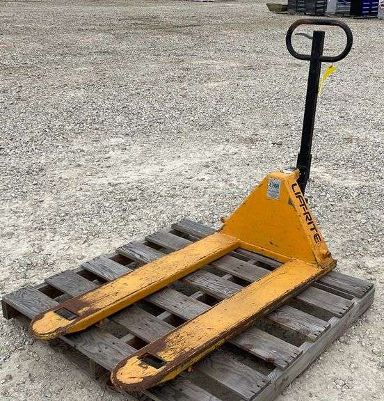 Lift-Rite pallet jack - Schneider Auctioneers LLC
