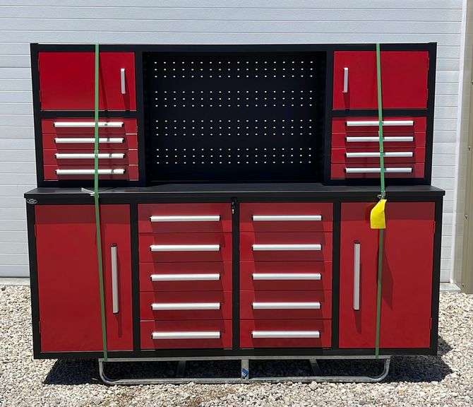 Unused Uppro 7' toolbox workbench - Schneider Auctioneers LLC