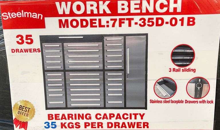 Unused Uppro 7' tool cabinet - Schneider Auctioneers LLC