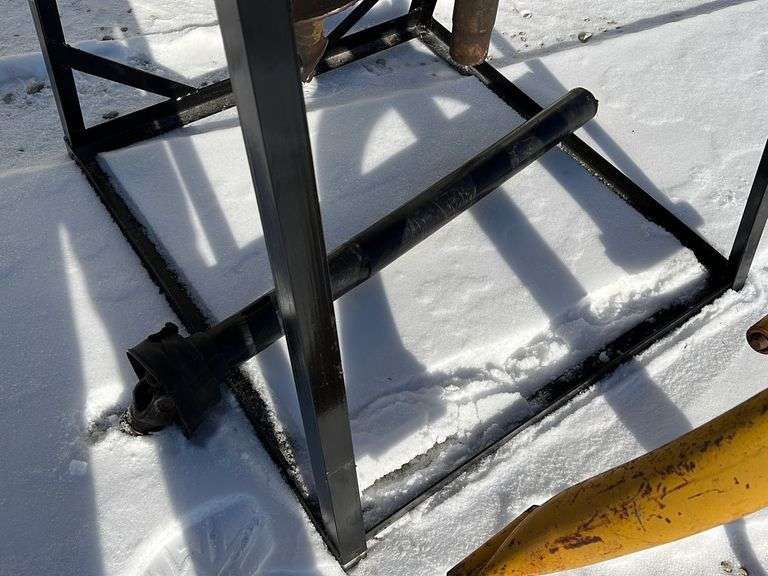 Danuser F-8 3 pt post hole digger w/stand - Schneider Auctioneers LLC