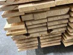 Group of rough sawn ash lumber - Schneider Auctioneers LLC