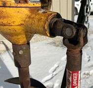 Danuser F-8 3 pt post hole digger w/stand - Schneider Auctioneers LLC