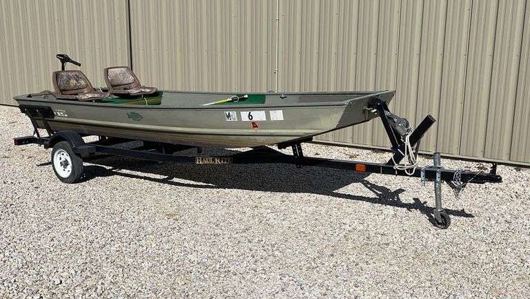 2011 Tracker 15' Jon boat w/ trailer & trolling motor - Schneider ...