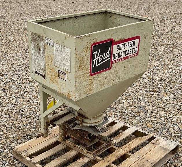 Herd 3-pt seed spreader - Schneider Auctioneers LLC