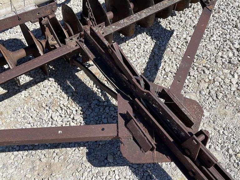 Antique 7' drag disc - Schneider Auctioneers LLC