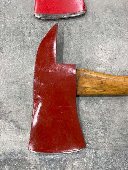2-vintage fireman's axes - Schneider Auctioneers LLC