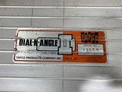 Tapco multi-angle cutting table - Schneider Auctioneers LLC