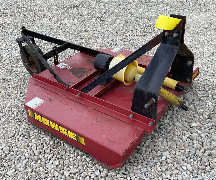 Howse 4' 3-pt brush hog - Schneider Auctioneers LLC
