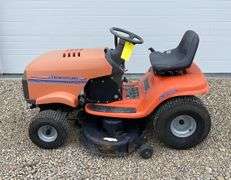 Husqvarna YTH 150 riding mower - Schneider Auctioneers LLC