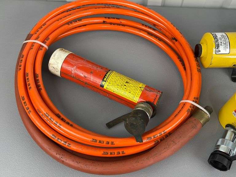 Enerpac air over hyd. porta power - Schneider Auctioneers LLC