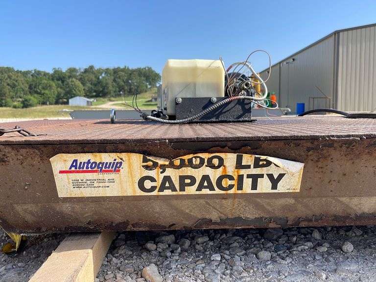 Autoquip 6'x8' electric /hydraulic dock ramp - Schneider Auctioneers LLC