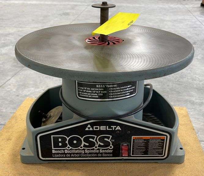 Delta bench oscillating spindle sander - Schneider Auctioneers LLC