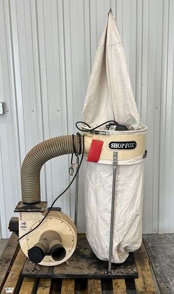 Shop Fox dust collector - Schneider Auctioneers LLC